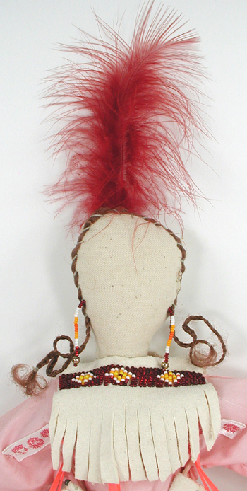 Authentic Native American No Face doll by Oglala Lakota artisan Anita Brown