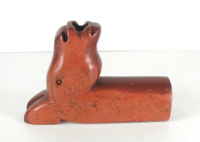 Catlinite Horse Effigy Pipestone Pipe