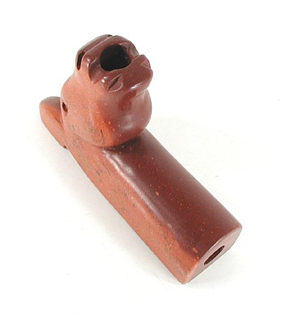 Catlinite Horse Effigy Pipestone Pipe