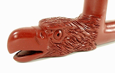 Lakota Pipestone 4-Winds Eagle Effigy Chief's Pipe
