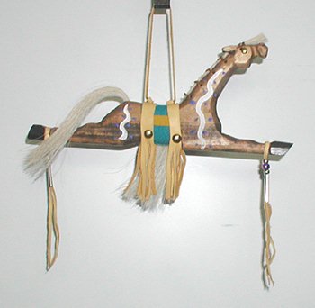 Native American Ceremonial Horse Dance Sticks