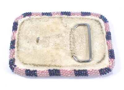 Bargain Barn Beaded belt buckle