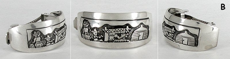 Authentic Native American Storyteller Pony Tail Clasp Tom and Sylvia ...