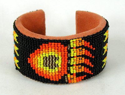 hand beaded bracelet
