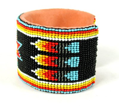 hand beaded bracelet
