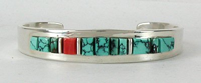 Native American Edward Becenti Navajo Sterling Silver Turquoise ...