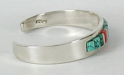 Native American Edward Becenti Navajo Sterling Silver Turquoise ...