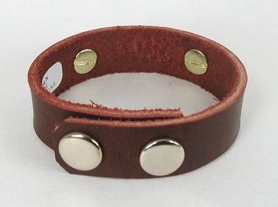 Edison Yazzie Navajo Sterling Silver and Stone Inlay Snap Leather ...