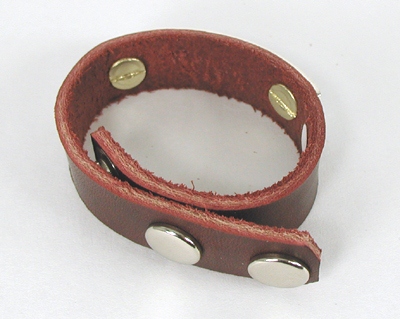 Edison Yazzie Navajo Sterling Silver and Stone Inlay Snap Leather ...