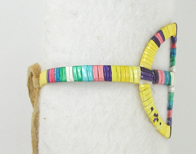Authentic Native American quilled medicine wheel bracelet by Lakota ...