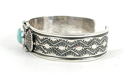 Sunshine Reeves Navajo Sterling Silver Turquoise Bracelet