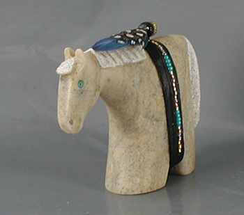 Harold Davidson Navajo Horse Fetish Carving FH573