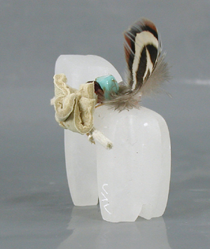 Authentic Native American horse fetish of Italian Ice Alabaster with ...
