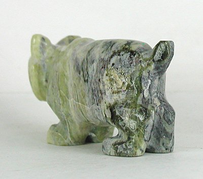 Native American Bobcat fetish carving Herbert Davis Navajo