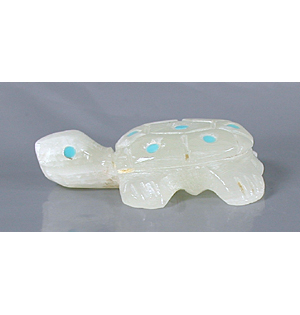 Tyler Quam Zuni Turtle Fetish Carving F457