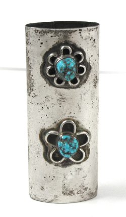 Larry Salt Navajo Vintage Sterling Silver lighter case M608