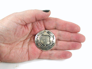 Vidal Aragon Kewa Sterling Silver Storyteller Pin Pendant P585