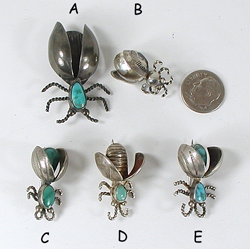 Vintage Native American Pins
