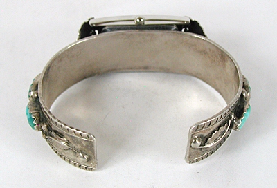 Vintage Navajo Turquoise Watch Cuff #W321