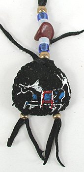 Lakota Painted Sage Medicine Bag