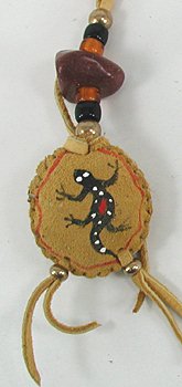 Lakota Painted Sage Medicine Bag