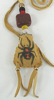 Lakota Painted Sage Medicine Bag