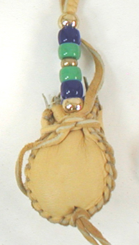 Authentic Native American Butter Deerskin Sage bags by Alan Monroe Lakota