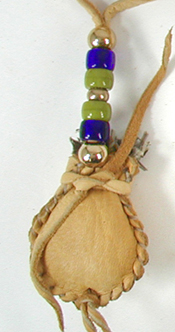 Authentic Native American Butter Deerskin Sage bags by Alan Monroe Lakota