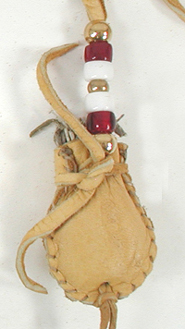 Authentic Native American Butter Deerskin Sage bags by Alan Monroe Lakota